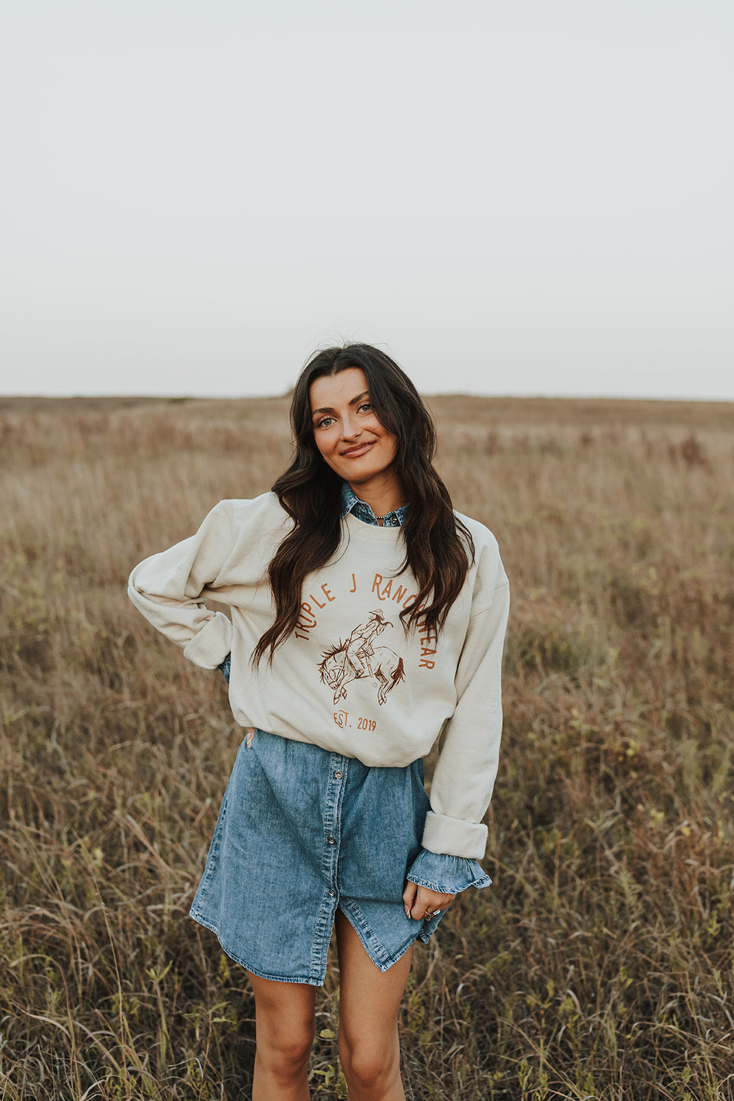 The Triple J Brand Crewneck – Triple J Ranchwear