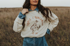 The Triple J Brand Crewneck – Triple J Ranchwear