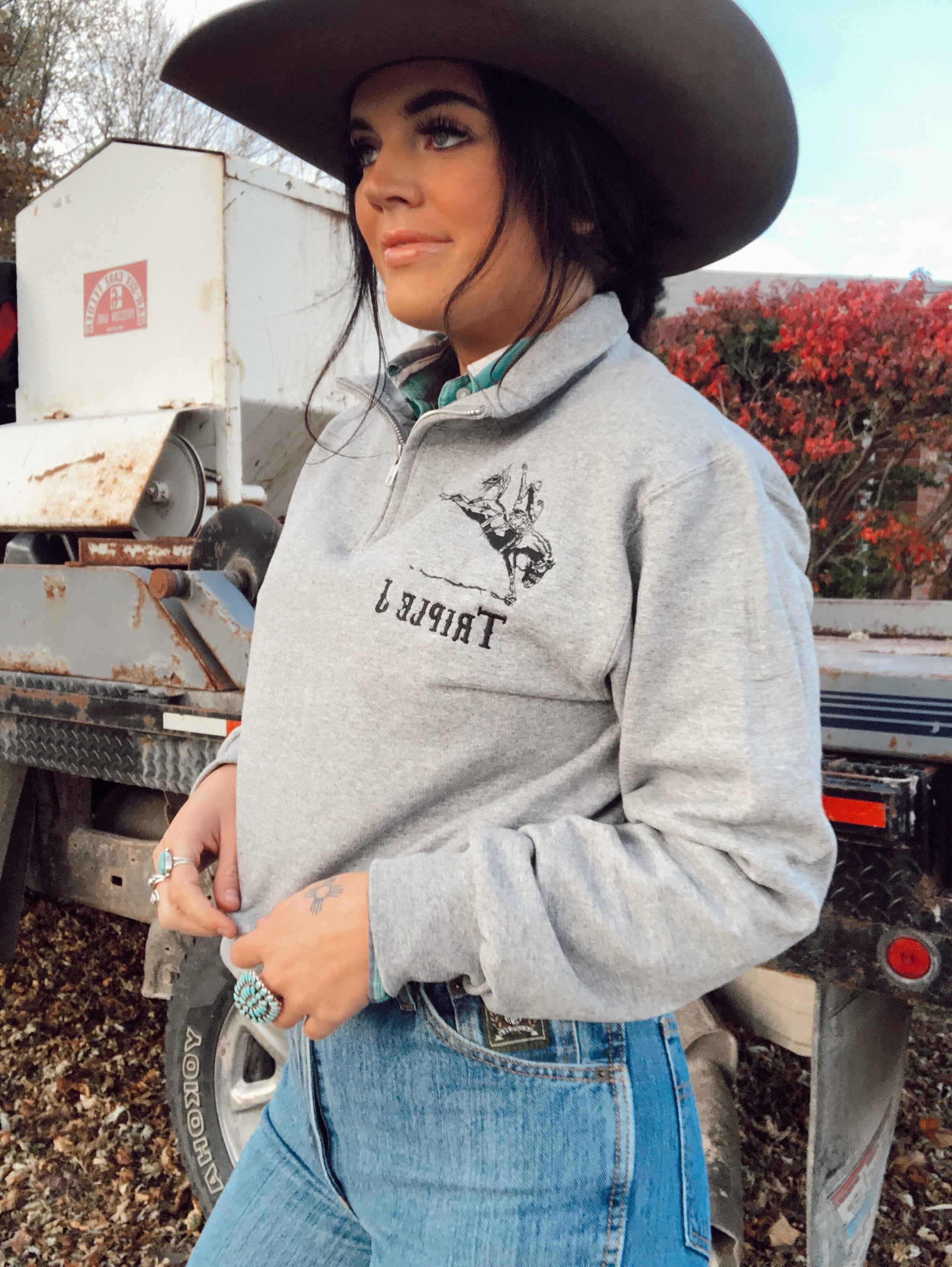 The Bronc “Triple J” Pullover – Triple J Ranchwear